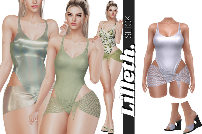 Second Life Marketplace - Lilleth. SLICK Collection [DEMO] LaraX, Reborn, Waifus, Kupra, Legacy ...